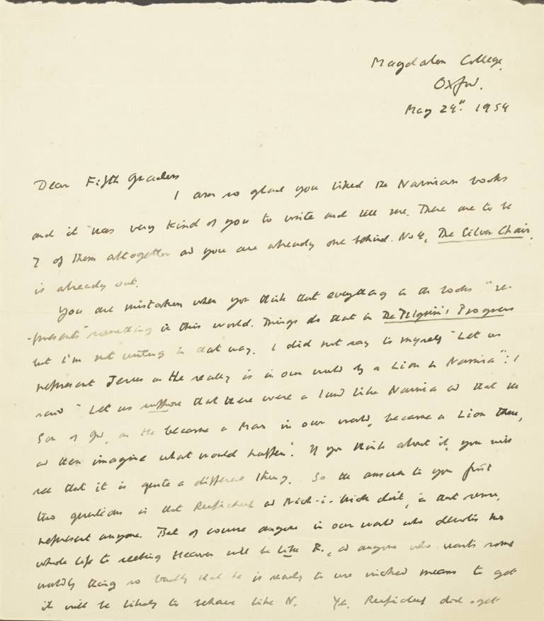 Narnia - CS Lewis words and worlds