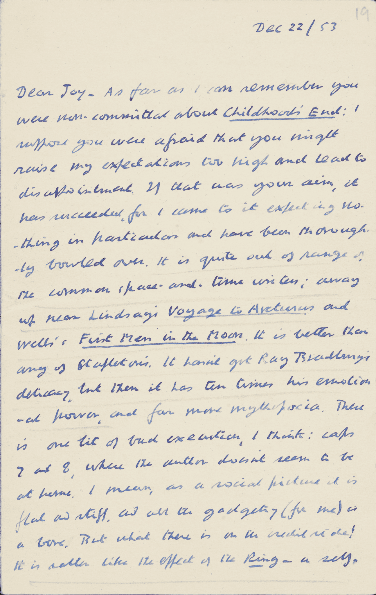 Joy Davidman - CS Lewis words and worlds